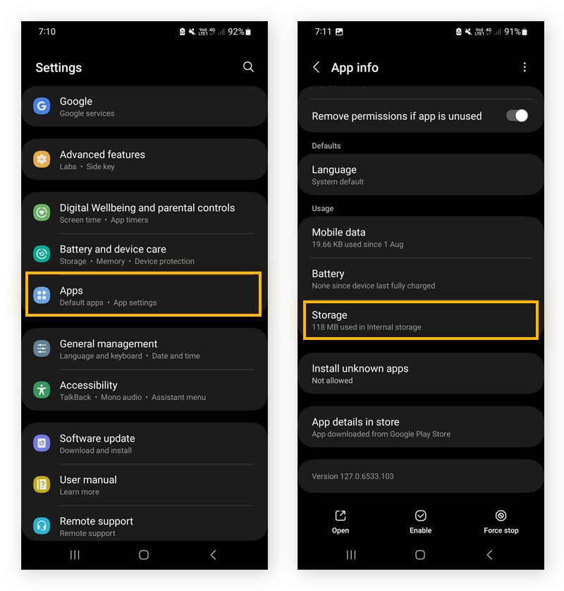 Fallos en apps de Android: causas y soluciones